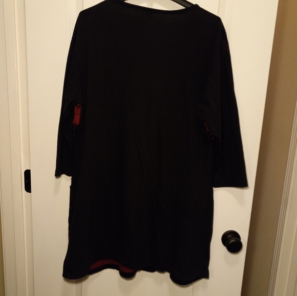 venus Imports | Dresses | Venus Imports Dress Red Black Patterned ...